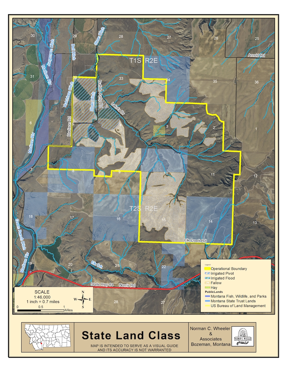 GIS Mapping Services In Montana - N.C. Wheeler & Associates