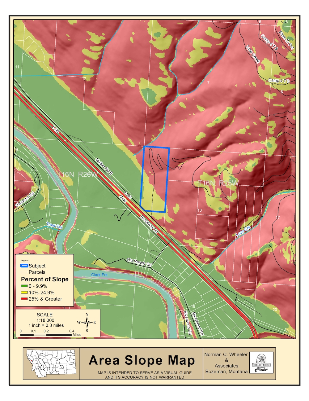GIS Mapping Services In Montana - N.C. Wheeler & Associates